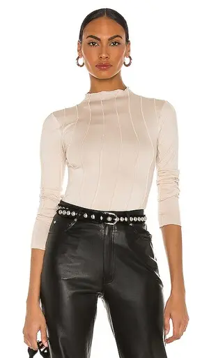 LOVERS AND FRIENDS Seamed Long Sleeve Top