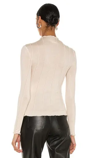 LOVERS AND FRIENDS Seamed Long Sleeve Top