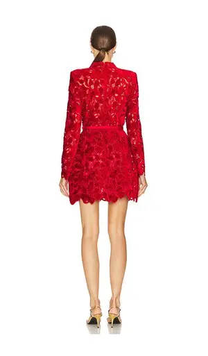NADINE MERABI Lydia Mini Dress - Red