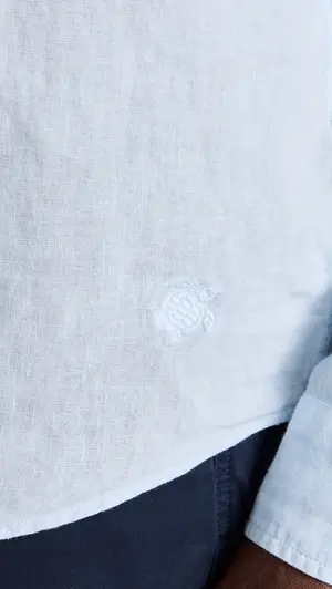 Vilebrequin Caroubis Linen Shirt - Bleu Ciel