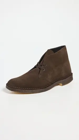 Clarks Desert Boots - Brown Suede