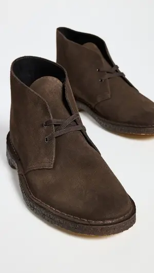 Clarks Desert Boots - Brown Suede