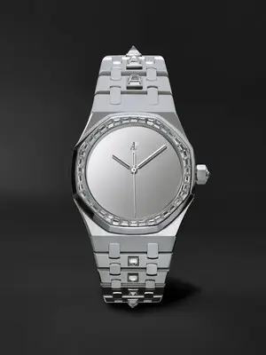 MAD Hatton Labs Royal Oak Limited Edition Automatic 37mm Stainless Steel And Diamond Watch - Silver