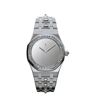 MAD Hatton Labs Royal Oak Limited Edition Automatic 37mm Stainless Steel And Diamond Watch - Silver