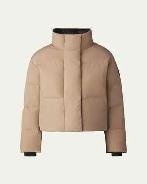 Canada Goose Grandview Cropped Puffer Jacket - Sand