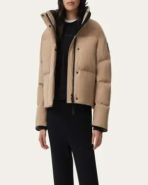 Canada Goose Grandview Cropped Puffer Jacket - Sand