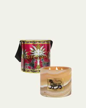 ORTIGIA SICILIA Ambra Nera Alabaster Candle, 8.8 Oz - One-color