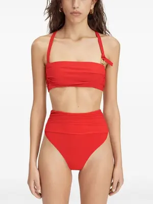 Jacquemus Le Drapeado Bikini Bottom - Orange