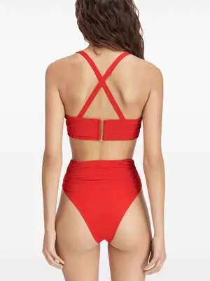 Jacquemus Le Drapeado Bikini Bottom - Orange