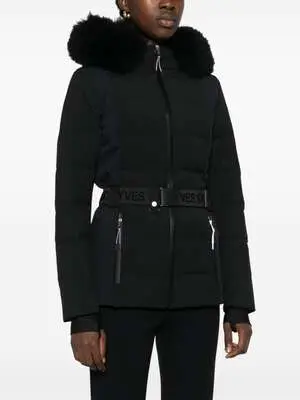 YVES SALOMON Belted Ski Jacket - Black