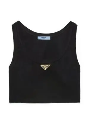 Prada Triangle-logo Tank Top