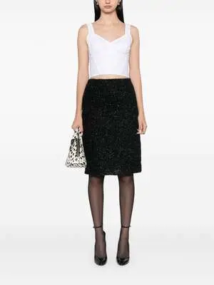 Dolce & Gabbana Floral-lace Top - White