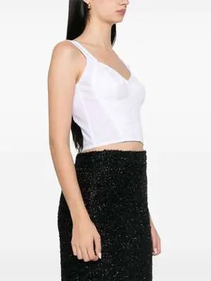 Dolce & Gabbana Floral-lace Top - White
