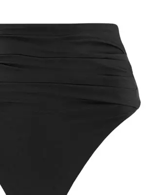 Jacquemus Le Drapeado Bikini Bottoms - Black