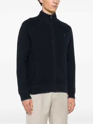 Polo Ralph Lauren Pony-embroidered Cardigan - Blue