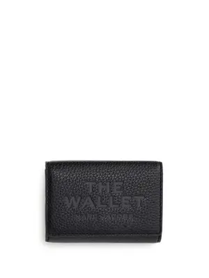 Marc Jacobs The Leather Trifold Wallet - Black
