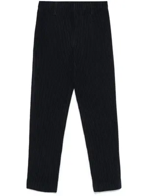 Issey Miyake Plissé Trousers - Blue