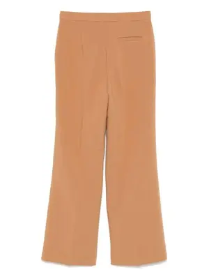 Dkny Wide-leg Trousers - Brown