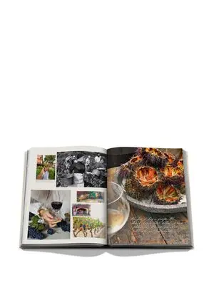 Assouline Wine & Travel France Enrico Bernardo Hardcover Book - Orange