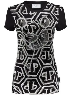 Philipp Plein Teddy Bear T-shirt - Black
