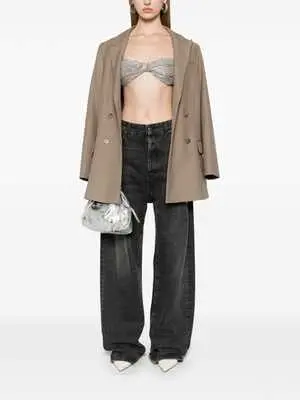 Giuseppe Di Morabito Crystal-embellished Bralette Top