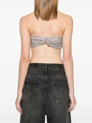 Giuseppe Di Morabito Crystal-embellished Bralette Top