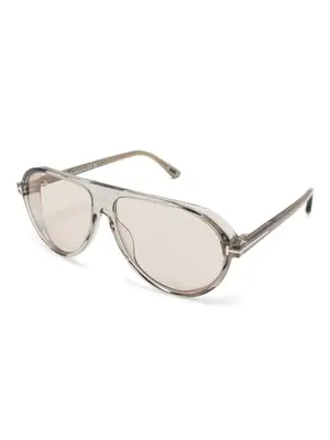 TOM FORD Navigator-frame Sunglasses - Grey
