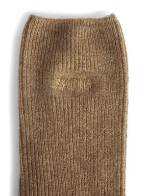 Zadig&Voltaire Cashmere Socks - Brown