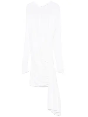 Christopher Esber Draped Detailing Mini Dress - White