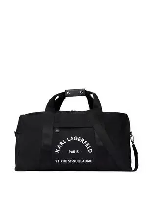 Karl Lagerfeld Rue St-guillaume Weekender Bag - Black