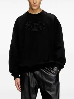 DIESEL® S-mart-bigoval Sweatshirt - Black
