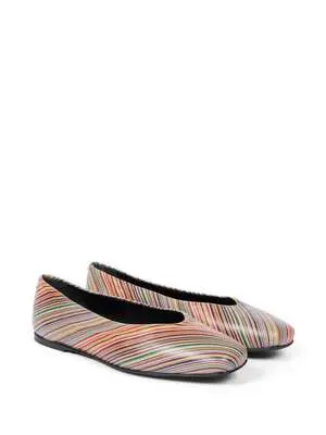 Paul Smith Striped Ballerina Flats
