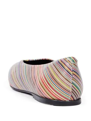 Paul Smith Striped Ballerina Flats