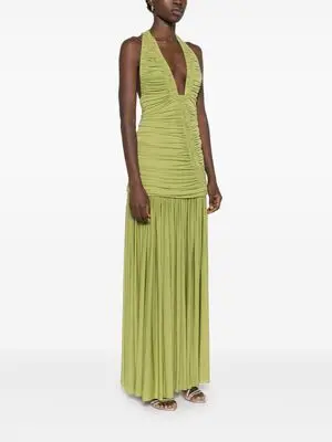 Christopher Esber Orion Maxi Dress - Green