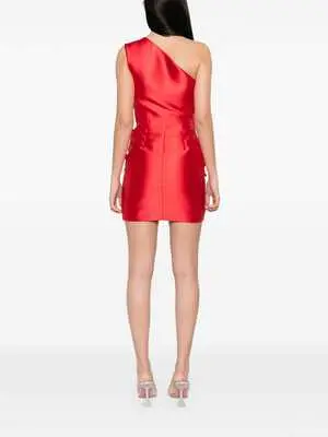 Solace London Nori Mini Dress - Red