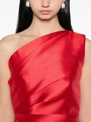 Solace London Nori Mini Dress - Red