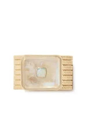 Pascale Monvoisin 9kt Yellow Moonstone Ring - Gold