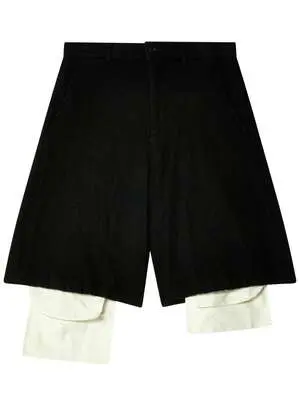 BLACK COMME DES GARÇONS Layered Design Shorts