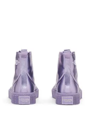 Marc Jacobs Satin High Top Sneakers - Purple