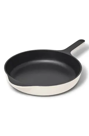 CARAWAY 10.5-inch Enameled Cast Iron Skillet - Cream