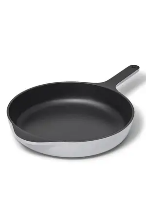 CARAWAY 10.5-inch Enameled Cast Iron Skillet - Light Gray