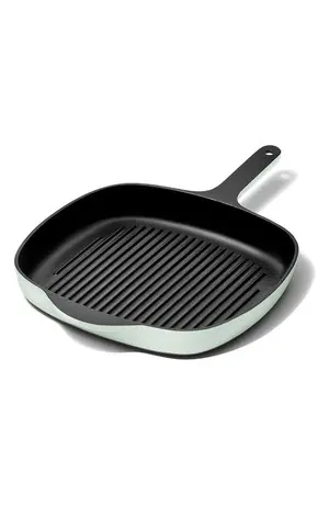CARAWAY 10.5-inch Enameled Cast Iron Grill Pan - Mist