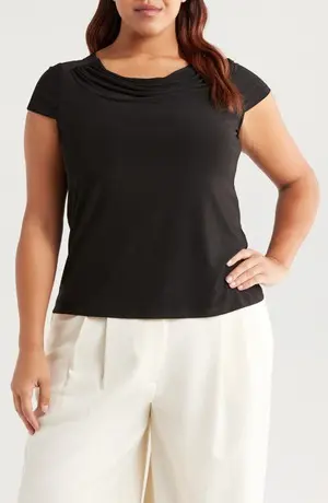 Kasper Cap Sleeve Tops
