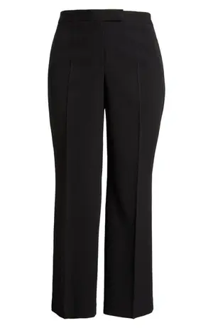 KASPER Tab Front Straight-leg Trousers