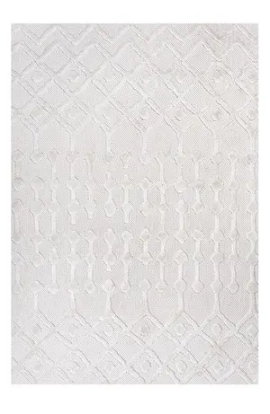 JONATHAN Y Peralta Moroccan Diamond Indoor/outdoor Area Rug - Ivory