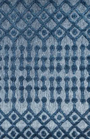 JONATHAN Y Peralta Moroccan Diamond Indoor/outdoor Area Rug - Navy