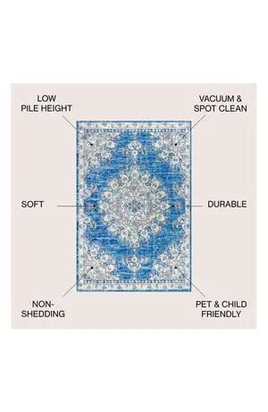 JONATHAN Y Bohemian Flair Boho Vintage Medallion Area Rug