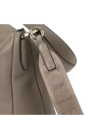 BOSS Alyce Leather Hobo Bag