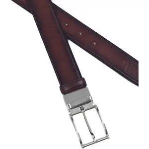 ANTHONY VEER Anthony Veer Bari Leather Belt Brown Antique