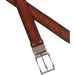 ANTHONY VEER Anthony Veer Bari Leather Belt Tan Antique